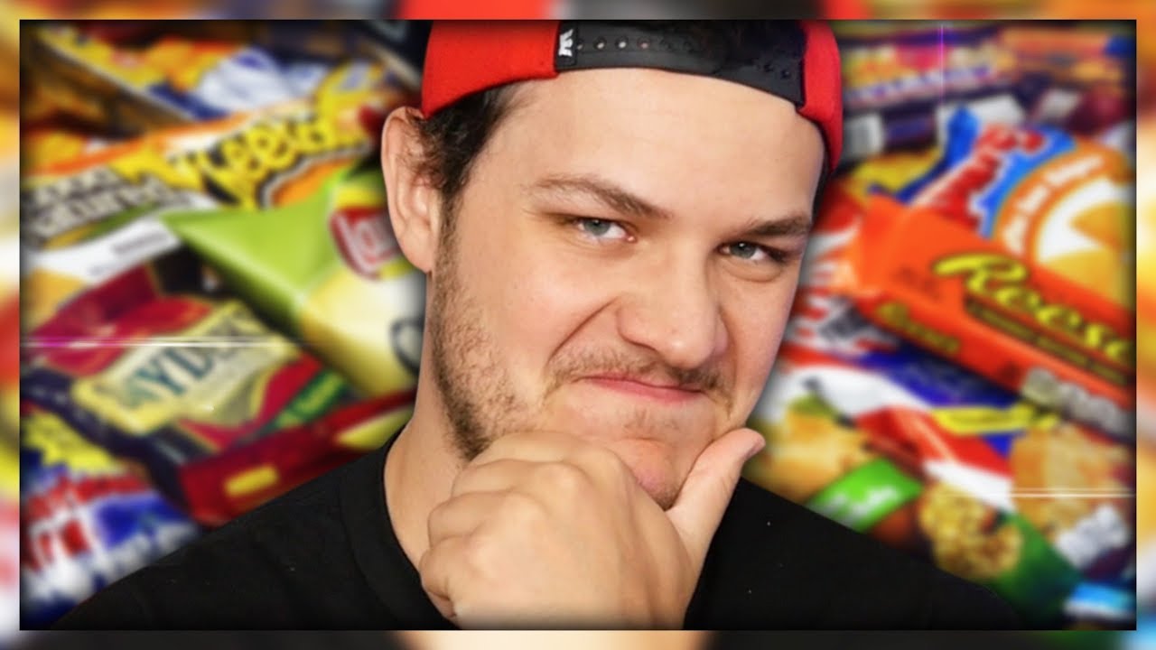 FAT MAN EATS SNACKS FROM AROUND THE WORLD - YouTube