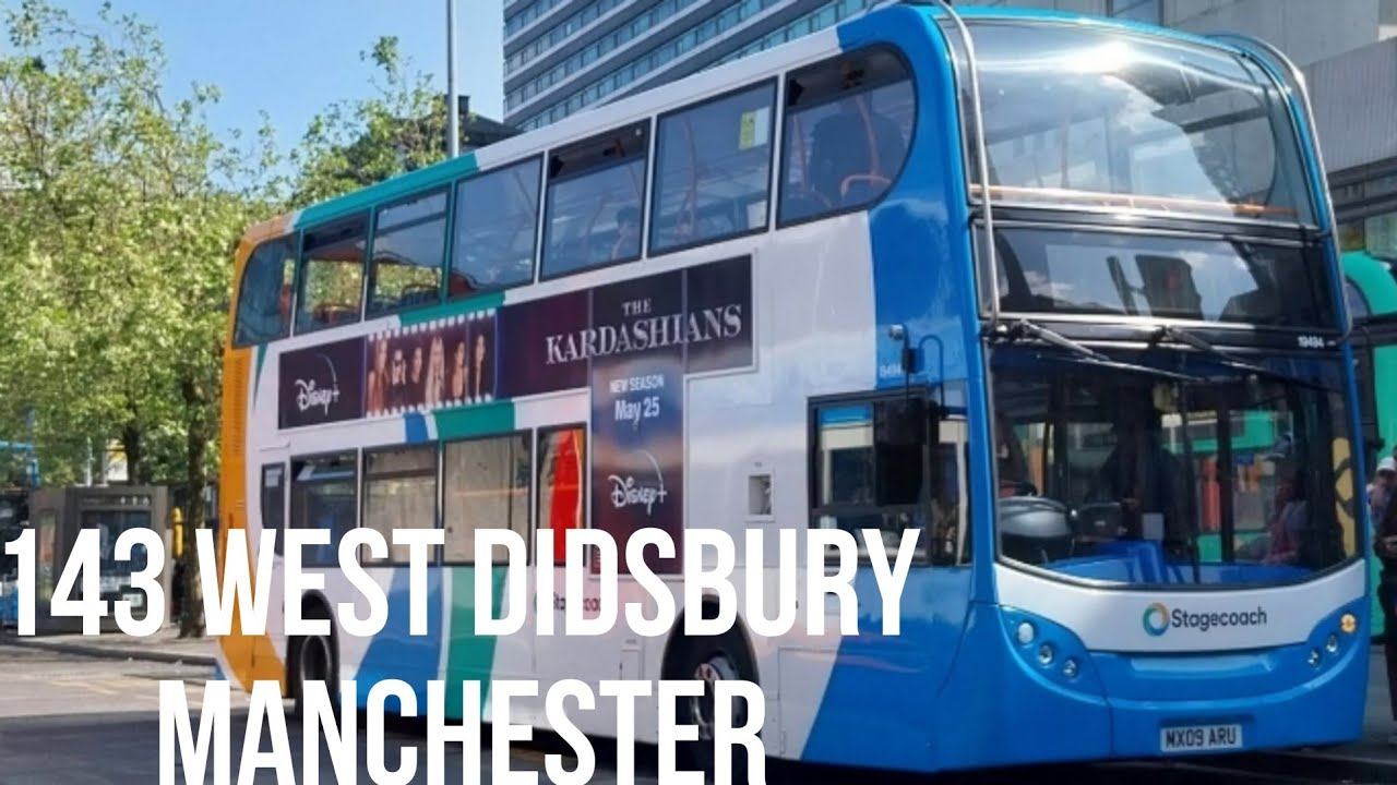 Full route 143 West Didsbury to Manchester Stagecoach Manchester - YouTube