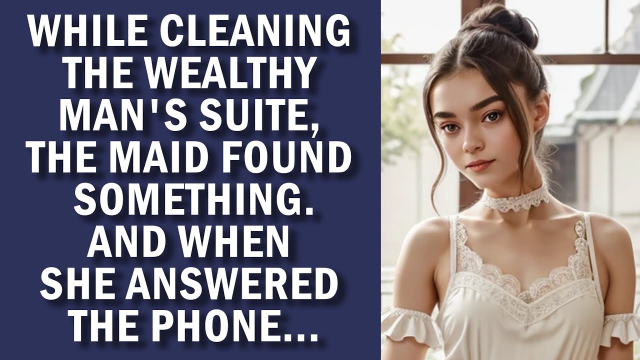 While cleaning the wealthy man's suite, the maid found something. And ...