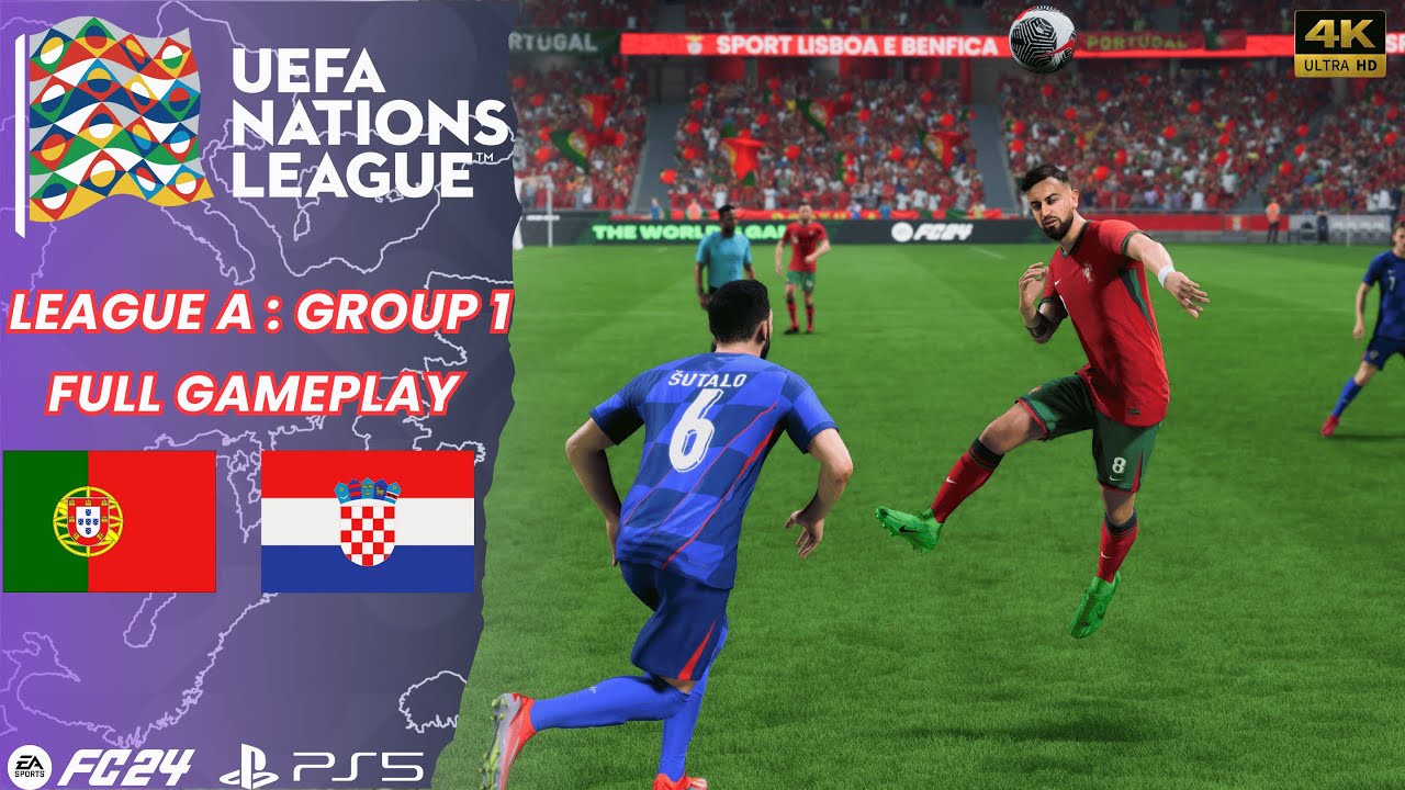 FC 24 - Portugal vs. Croatia | UEFA Nations League | League A | Group 1 ...