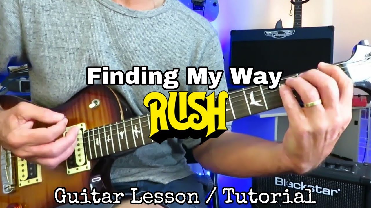 Finding My Way - Rush (Alex Lifeson). Guitar Lesson / Tutorial. - YouTube