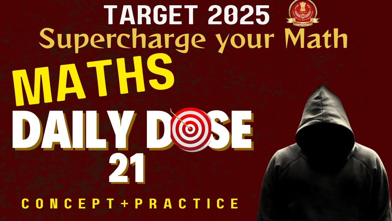 Math Formula Revision for SSC CGL CPO CHSL Railway | Daily Dose 21| # ...