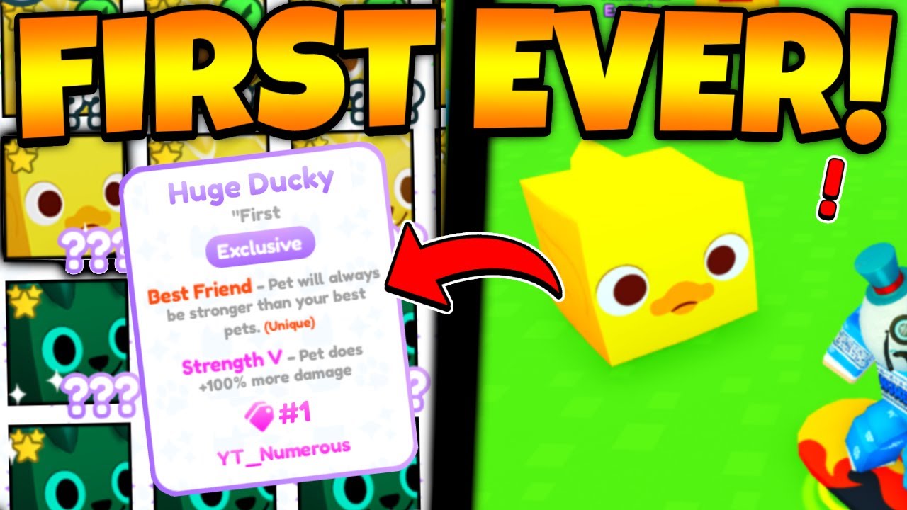 I GOT FIRST EVER *HUGE DUCKY* IN PET SIMULATOR X! - YouTube