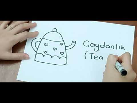 Turkish Vocabulary with Drawing #1