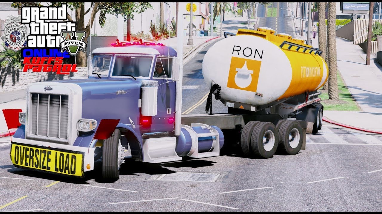 GTA 5 FiveM Roleplay (Civilian) - Truck Brakes Fails & Trailer ...