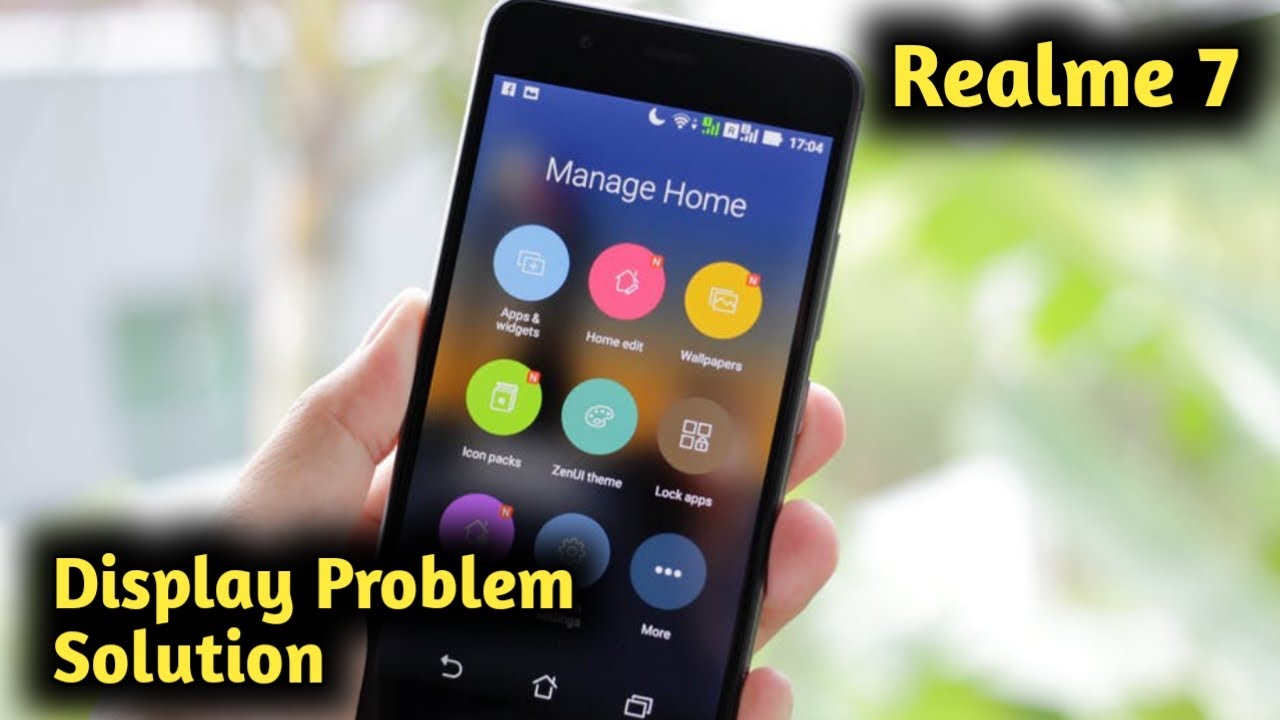 Fix Realme 7 Display Problem Solution - YouTube