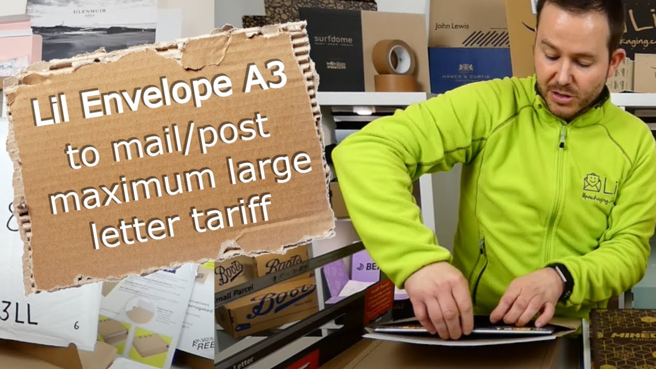 Lil Envelope - A3 to post/mail the maximum amount through large letter ...