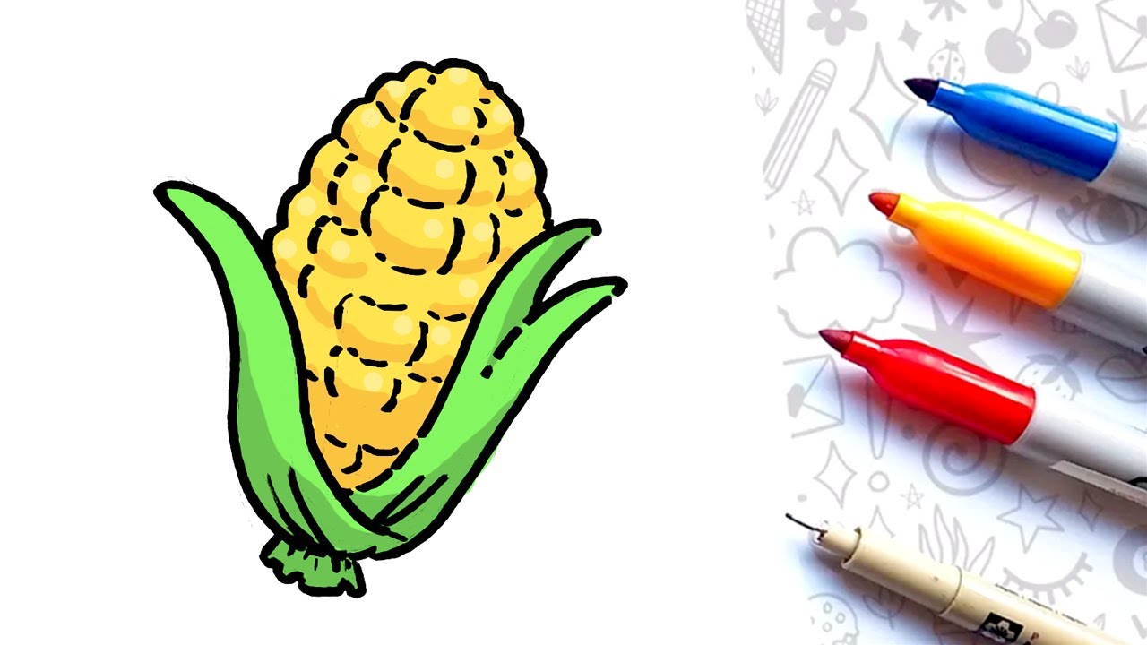 Como DIBUJAR una MAZORCA 🌽 - YouTube