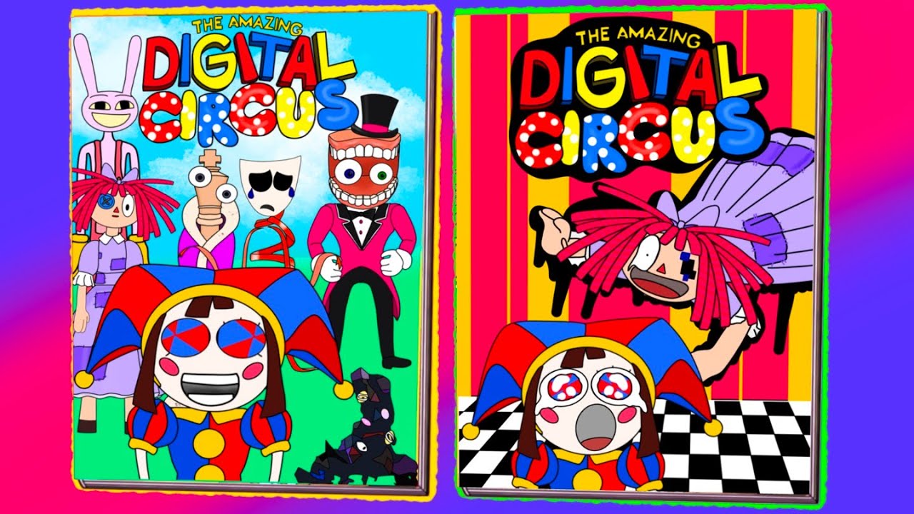 The Amazing Digital Circus 25Gaming book / Gloink Queen+Ragatha squishy ...