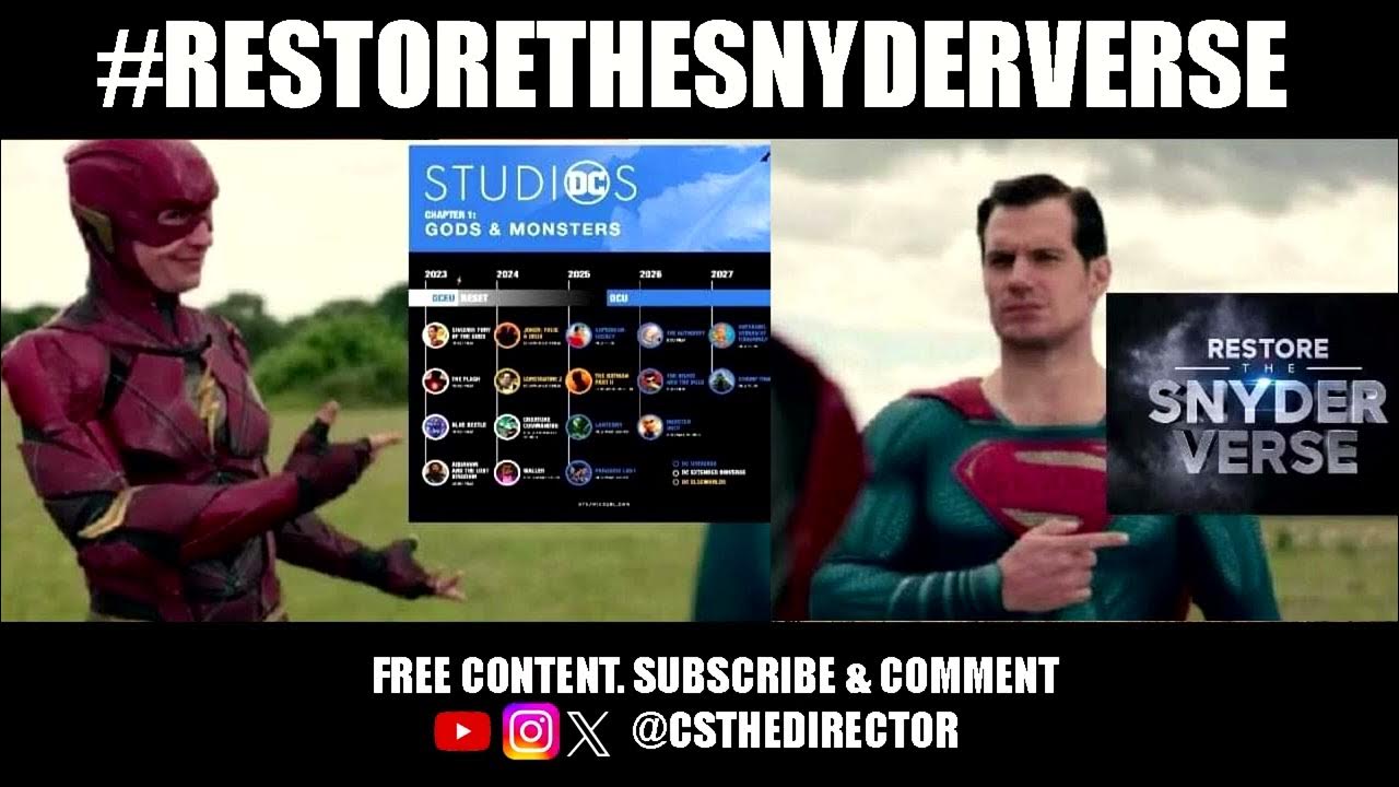 Restore The Snyderverse and Fire James Gunn - YouTube