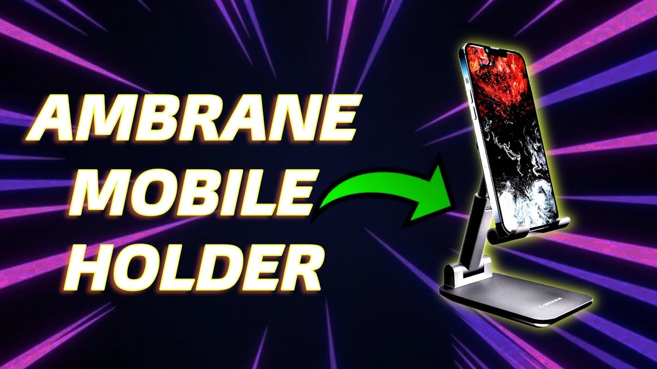 Ambrane Mobile Holder | Unboxing | Price - 100 | Best Mobile Holder ...