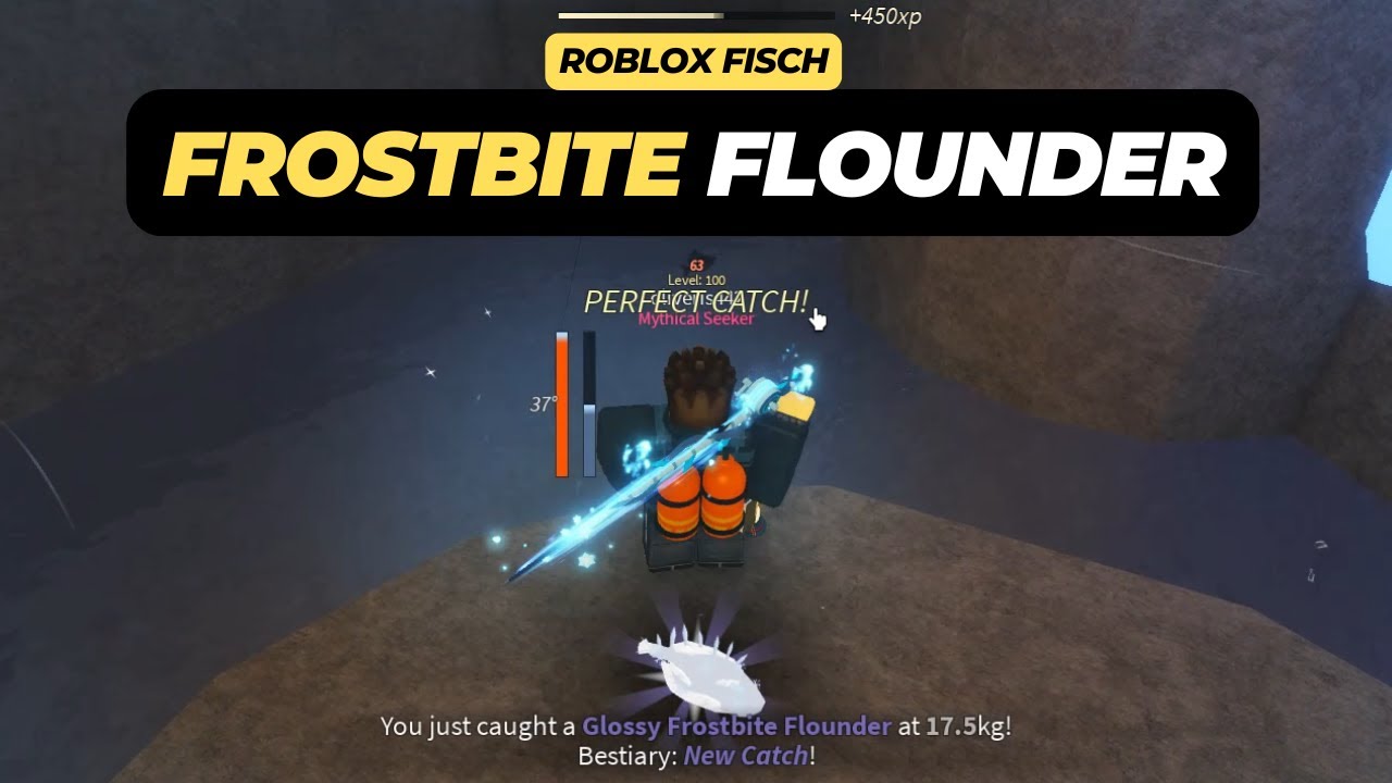 How to Get Frostbite Flounder Fish in Roblox Fisch - YouTube