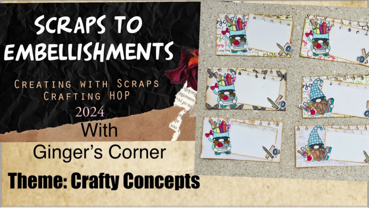 DIY Embellishments from Scraps | Theme: Crafty Concepts | Scraps to ...