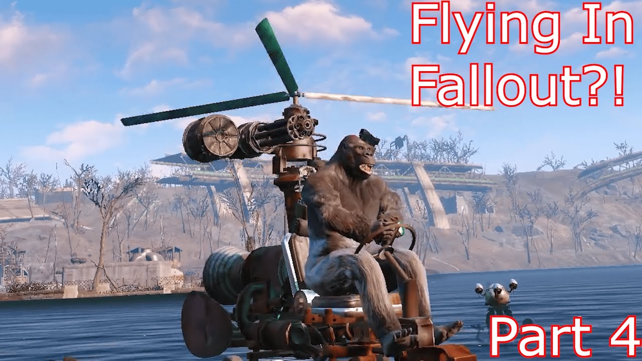 Flying A Helicopter As Harambe! Fallout 1000+ Mod Stream * Nudity Viewer Discretion Advised ...