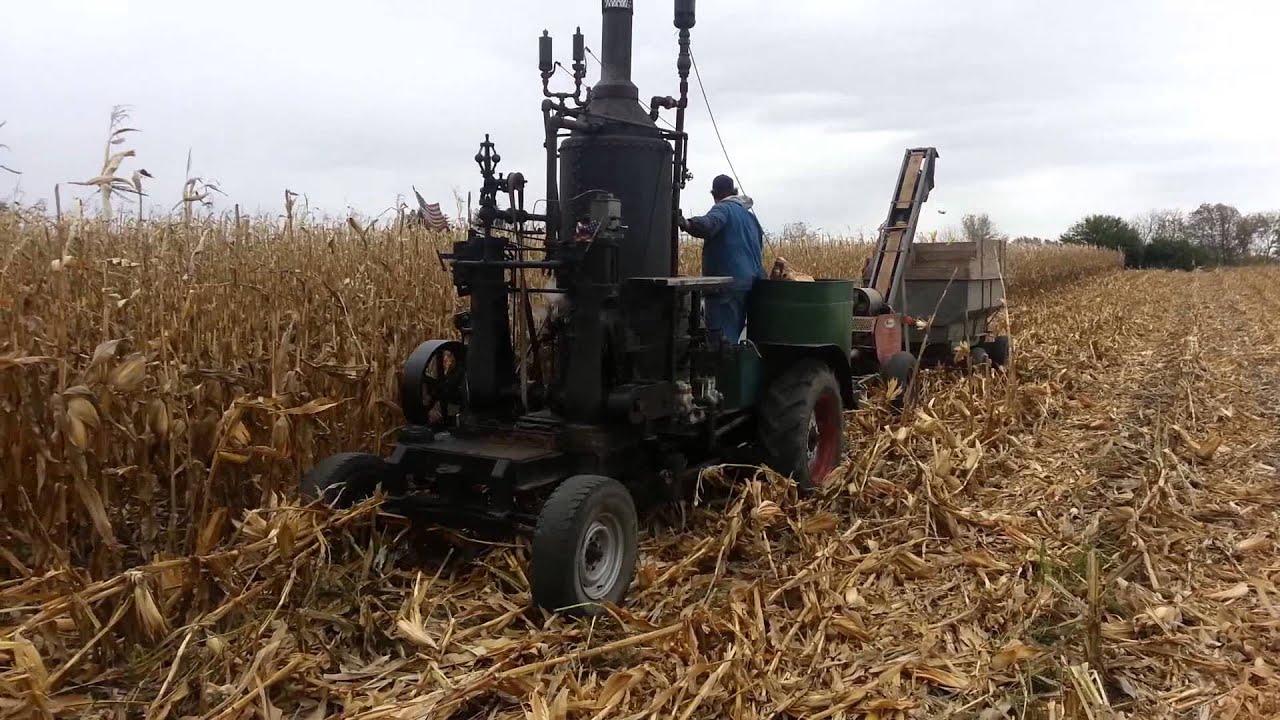 Steam corn picking - YouTube