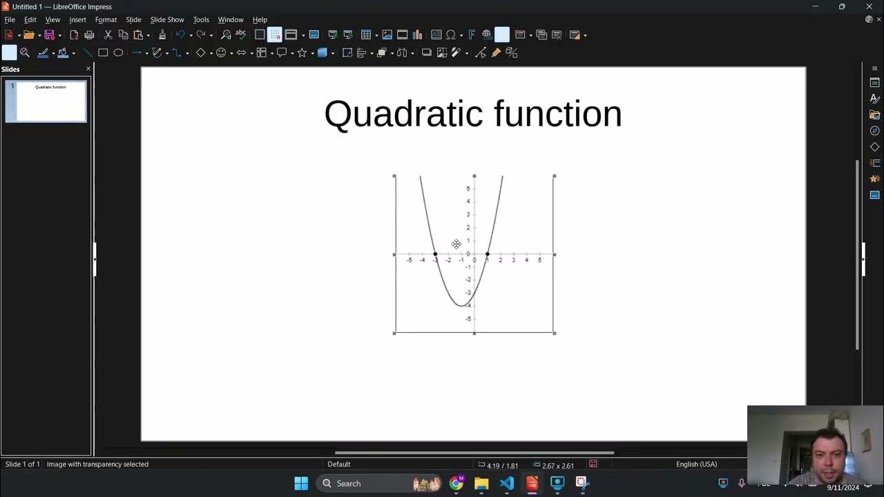 Draw Parabola in JavaScript Solve Quadratic Equations - YouTube