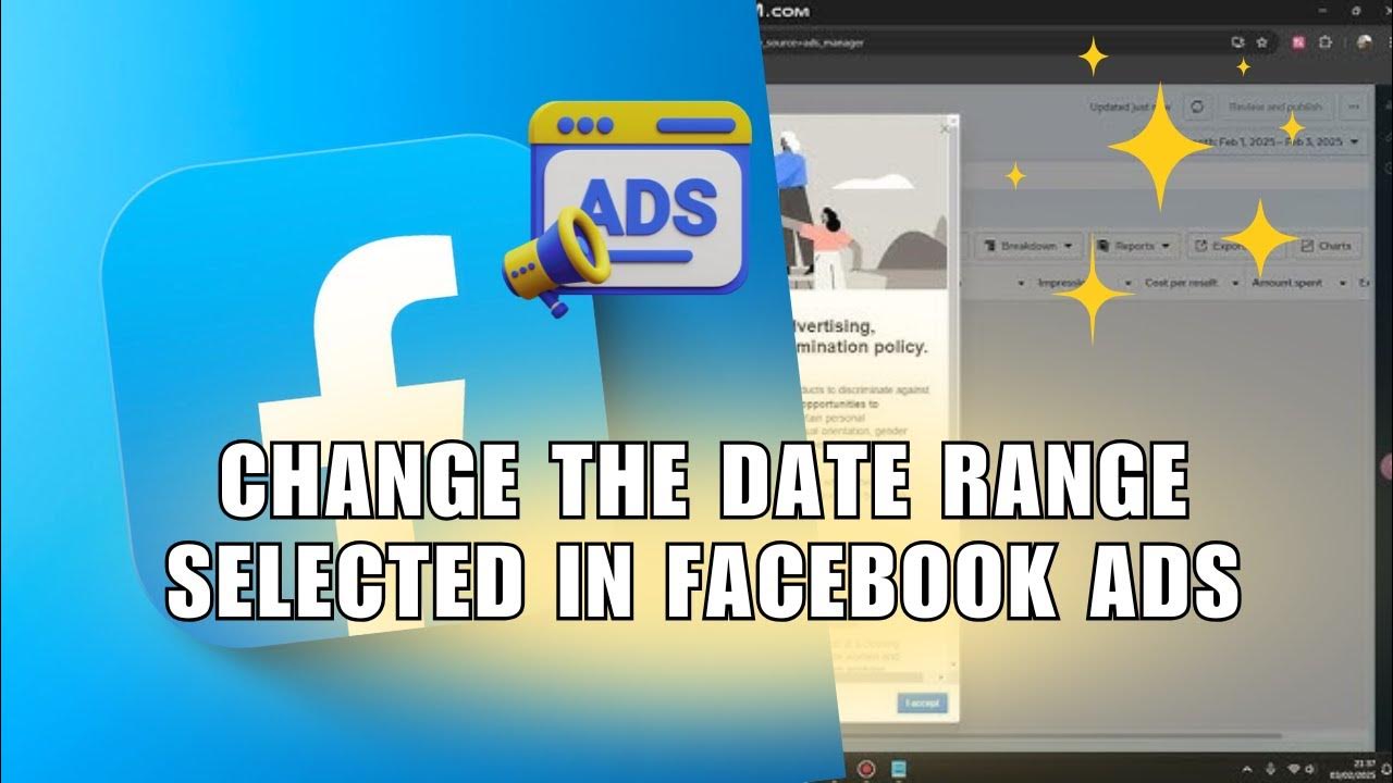 ⭐ GUIDE: How to change the date range selected in Facebook Ads Manager | Tutorial - YouTube