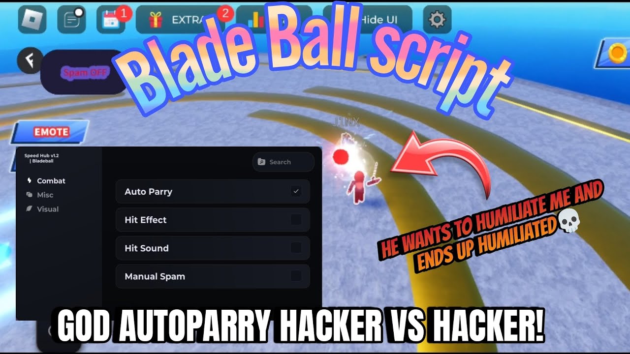 Blade Ball script BEST AUTOPARRY HACKER VS HACKER | Best Blade Ball ...