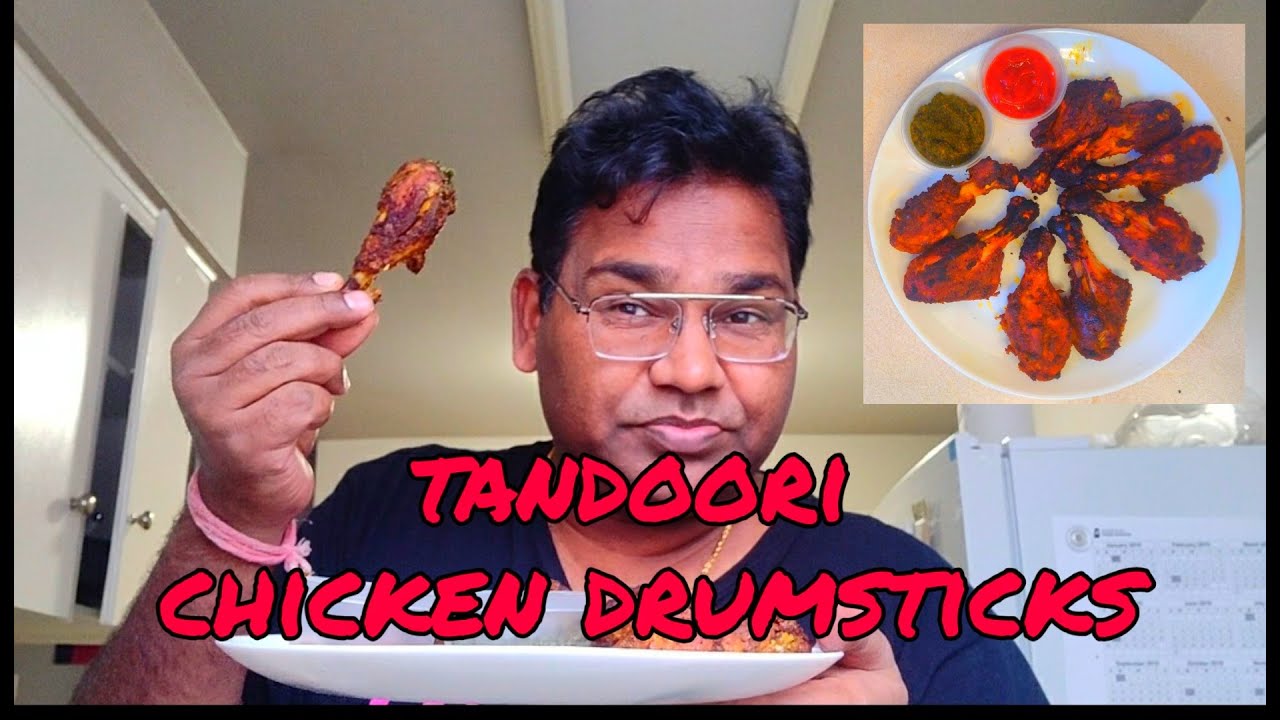 Tandoori chicken drum stick in Oven - YouTube