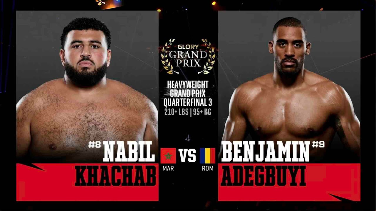 Nabil Khachab v Benjamin Adegbuyi | GLORY Heavyweight Grand Prix 2024 ...