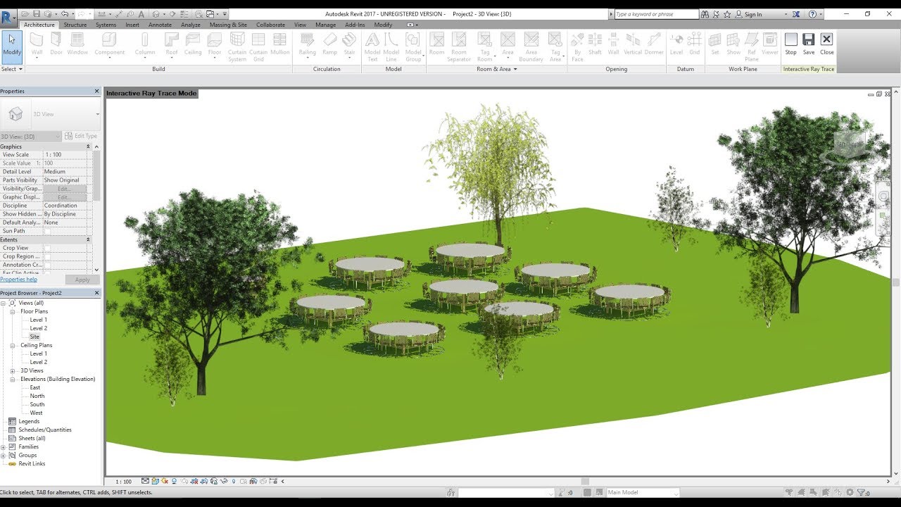 Outdoor Cafe in Revit beginners - YouTube