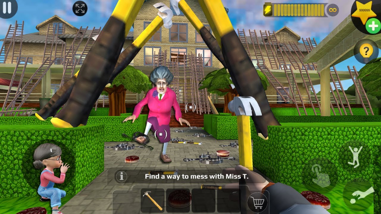 Spam Multi trap and ladders in Chapter Update Teacher Scary 3D Android ...