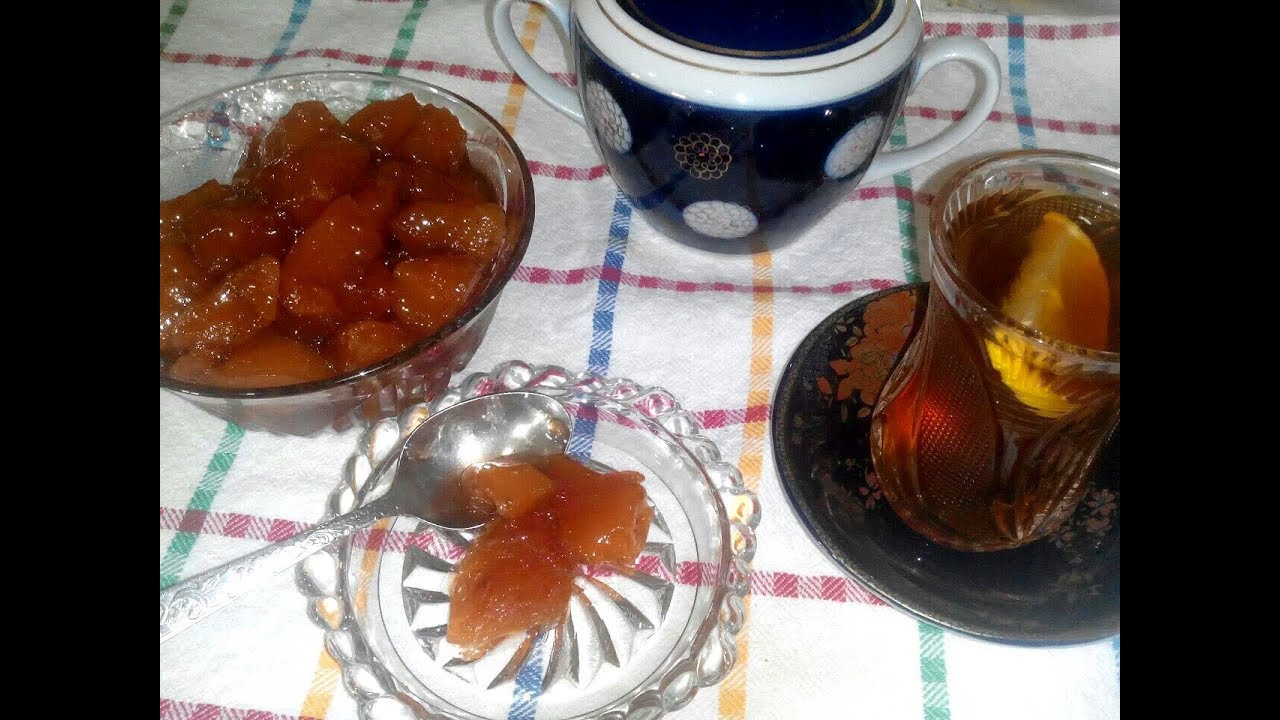 Heyva mürəbbəsinin hazırlanması.Yumşaq və ləzzətli heyva mürəbbəsi.Ayva ...