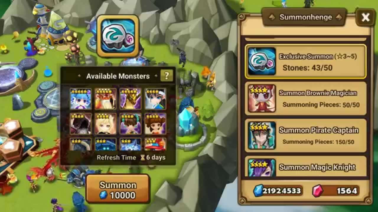 Summoners War: Quest for Verdehile (1300 Exclusive Summon Stones) - YouTube