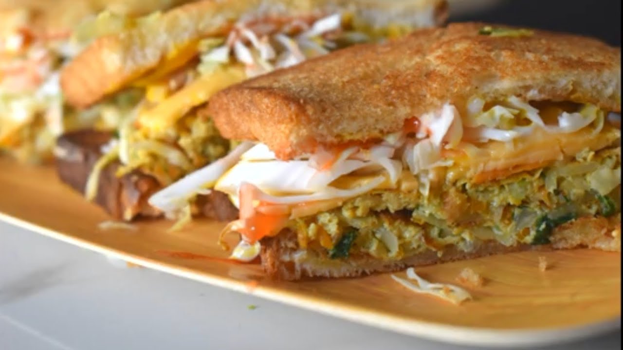 Simple Cabbage toast recipe that is easy to make. - YouTube