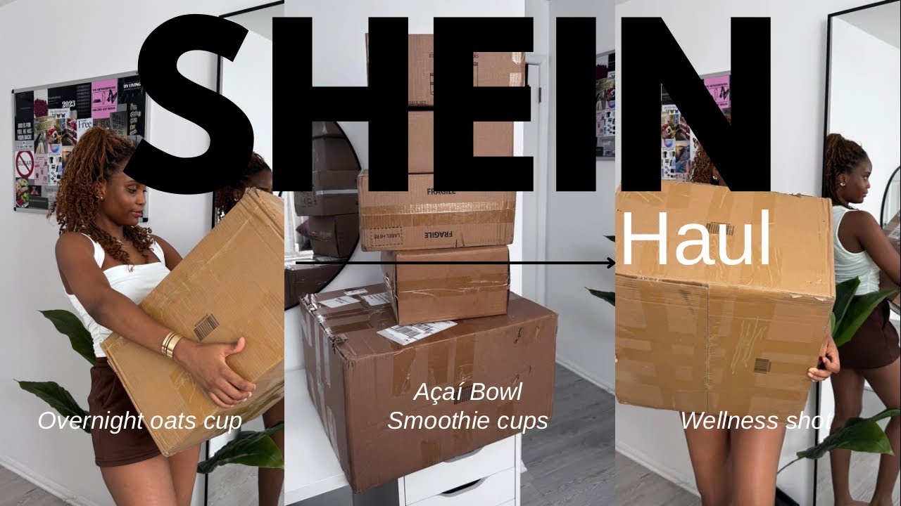 Huge SHEIN Haul | Starting My 2025 Wellness Girl Era - YouTube