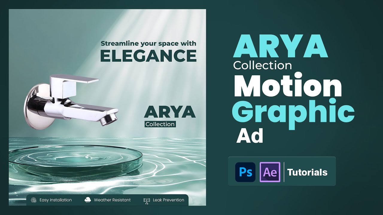 Motion Graphics Product Ads in After Effect - YouTube