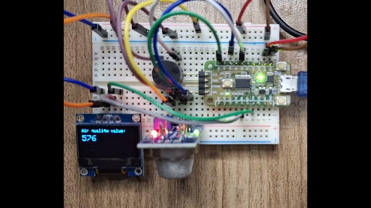Franzininho C0: Monitoramento da Qualidade do Ar com Sensor MQ135 usando Arduino - YouTube