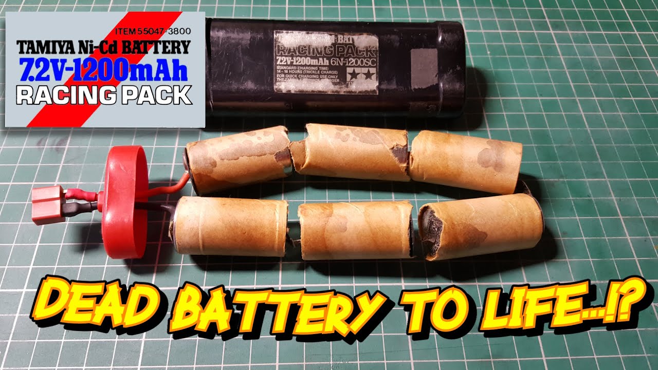 R/C 7.2v dead battery back to lift...!? Tamiya, kyosho, Sanyo, Ansmann ...