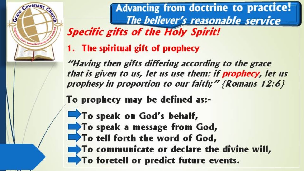 The spiritual gift of Prophecy! // SPIRITUAL GIFTS, Part 5! - YouTube