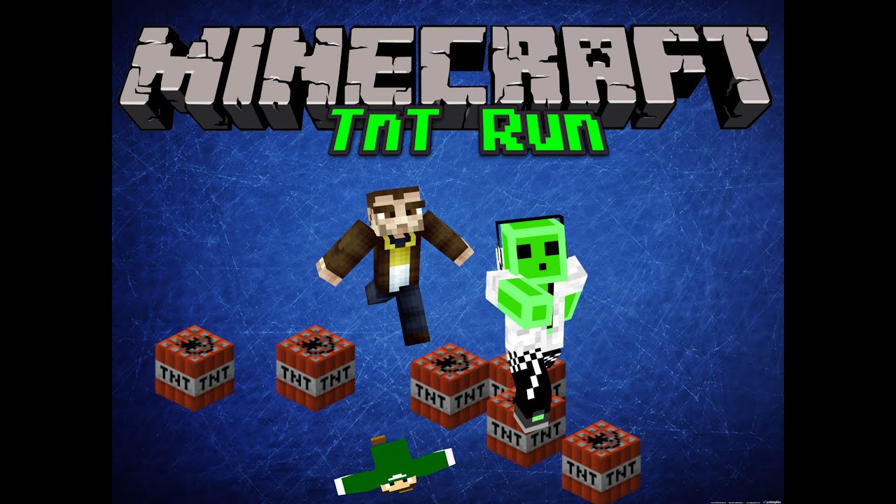Minecraft MiniGame TNT run - YouTube