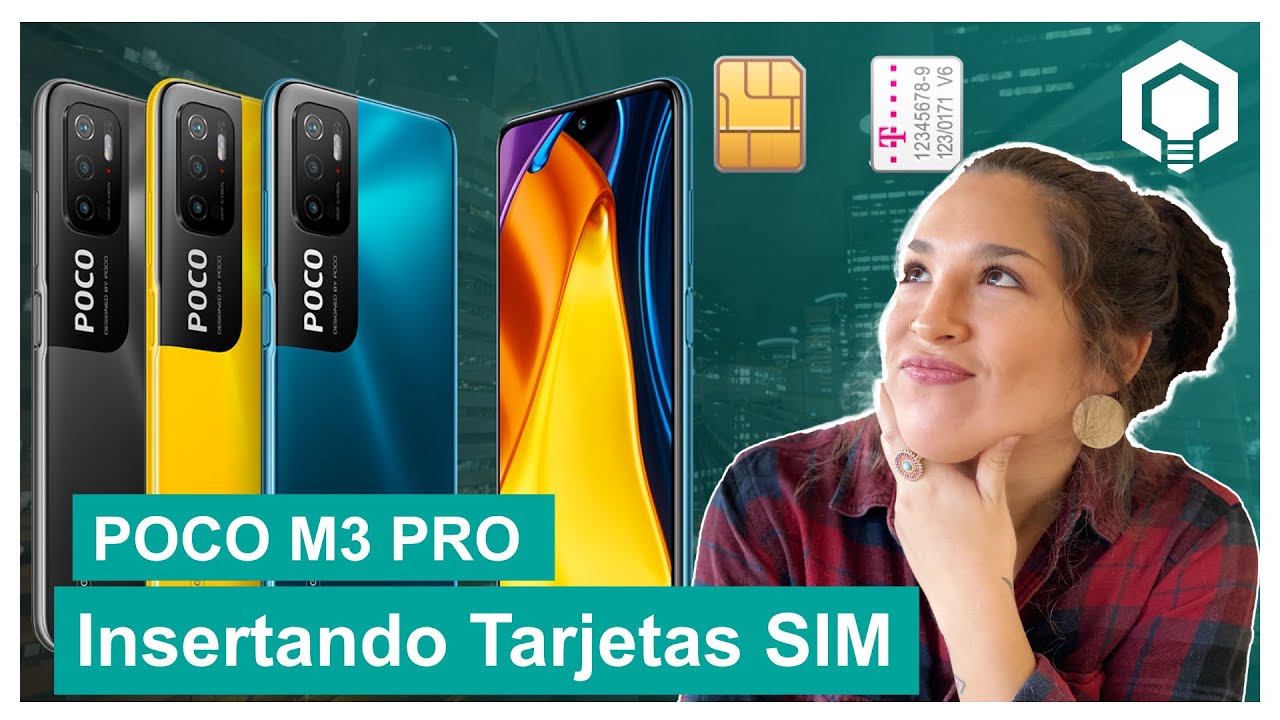 Poco M3 Pro | Insertando Tarjeta SIM - YouTube
