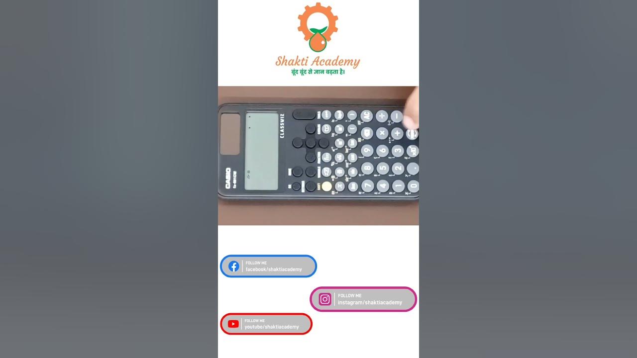 This Is How We Take Out Root Of Any Number In Casio FX-99 CW Calculator part 2 #basicmaths # ...