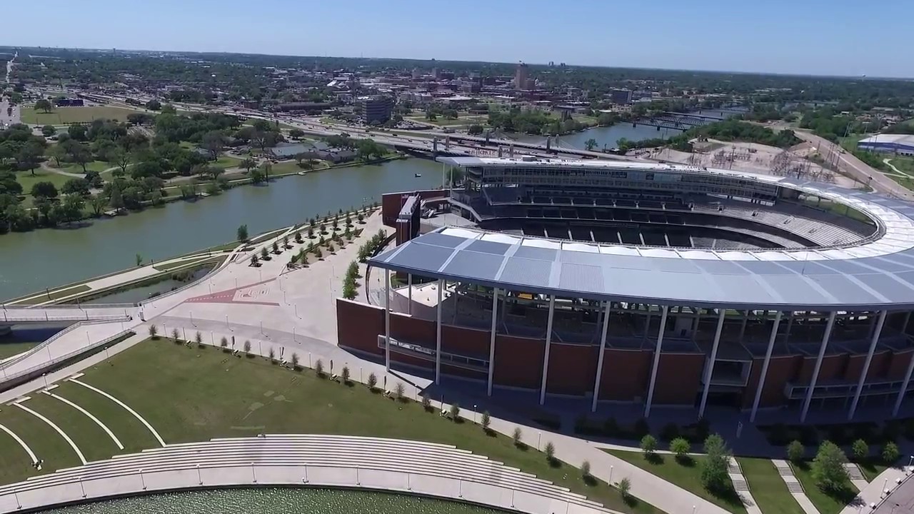 AMAZING BAYLOR UNIVERSITY STADIUM DRONE FOOTAGE | MCLANE STADIUM ...