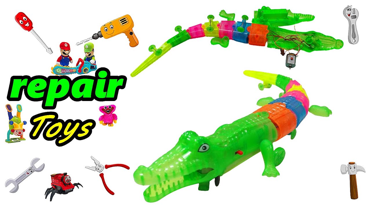 Rare ElectricToy Restoration 【Electric crocodile Repair】 - YouTube