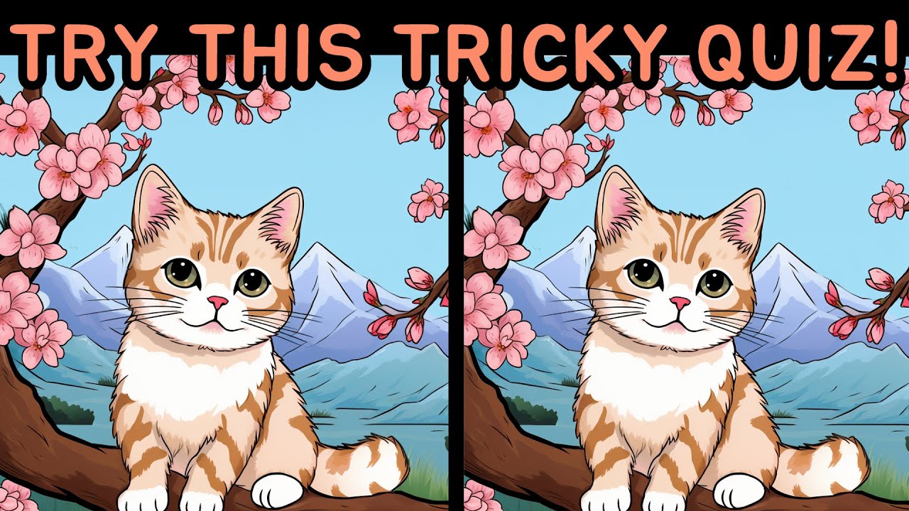 [Find the difference] 🤔 TRY THIS TRICKY QUIZ! 🤔 [Spot the difference ...