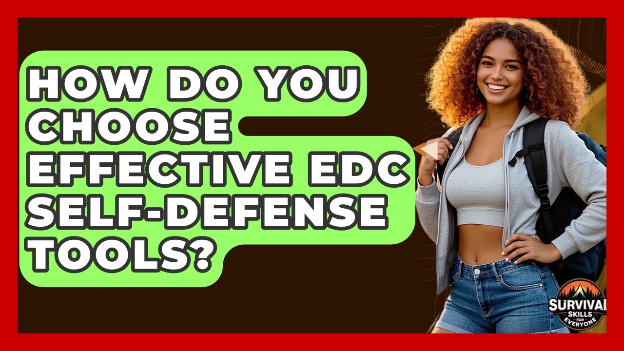 How Do You Choose Effective EDC Self-defense Tools? - Survival Skills ...