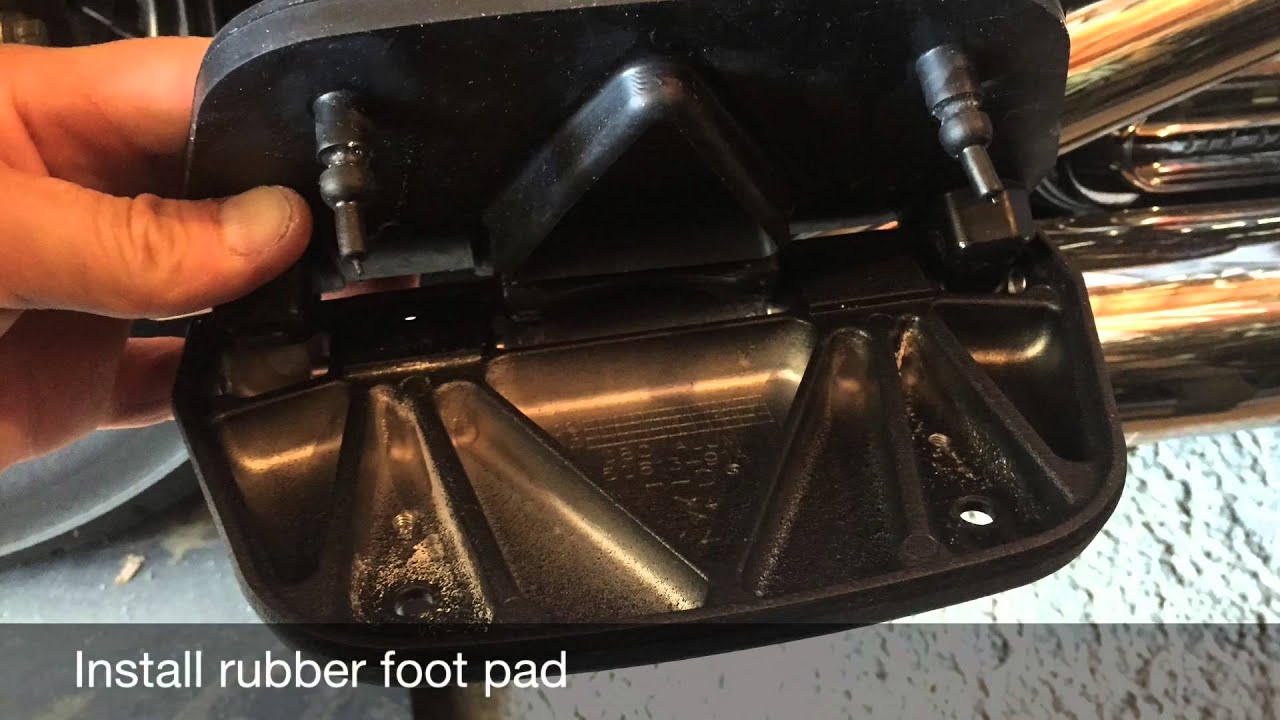 Footboard installation - YouTube