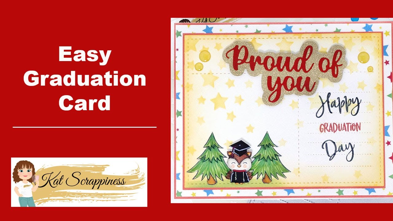 Easy Handmade Graduation Card! - YouTube