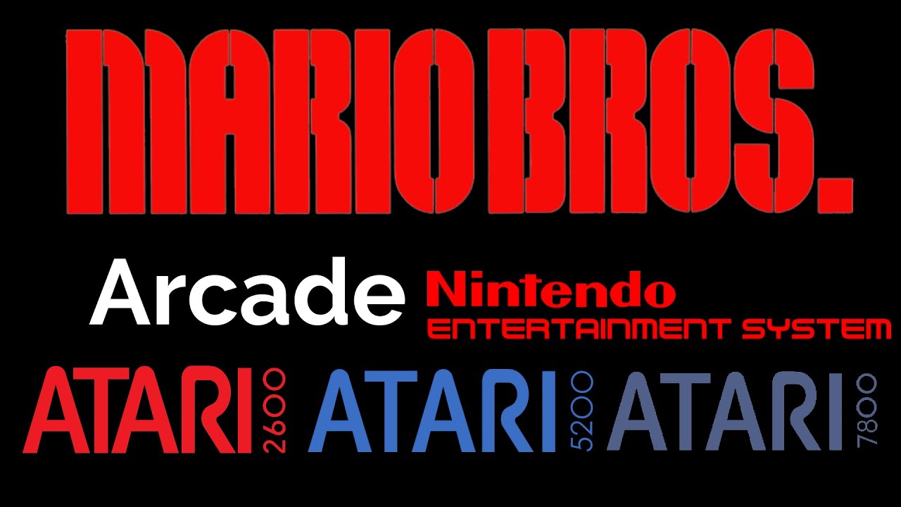 Mario Bros - Arcade vs NES vs Atari 2600 vs Atari 5200 vs Atari 7800 ...