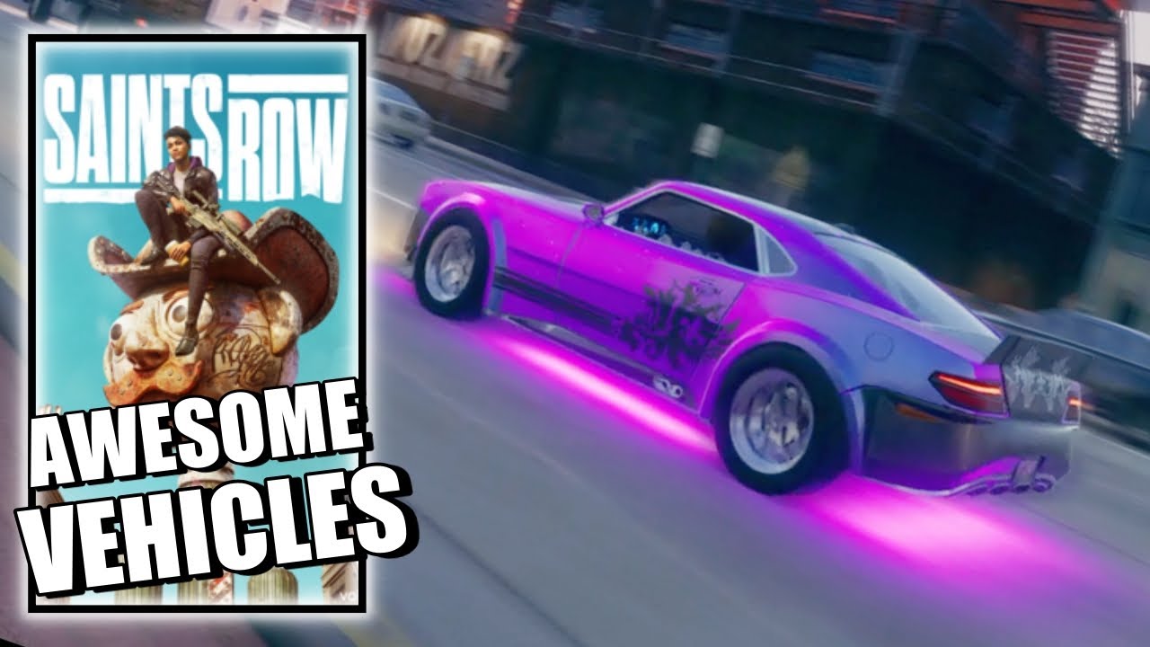 20 Most Awesome Vehicles - Saints Row - YouTube