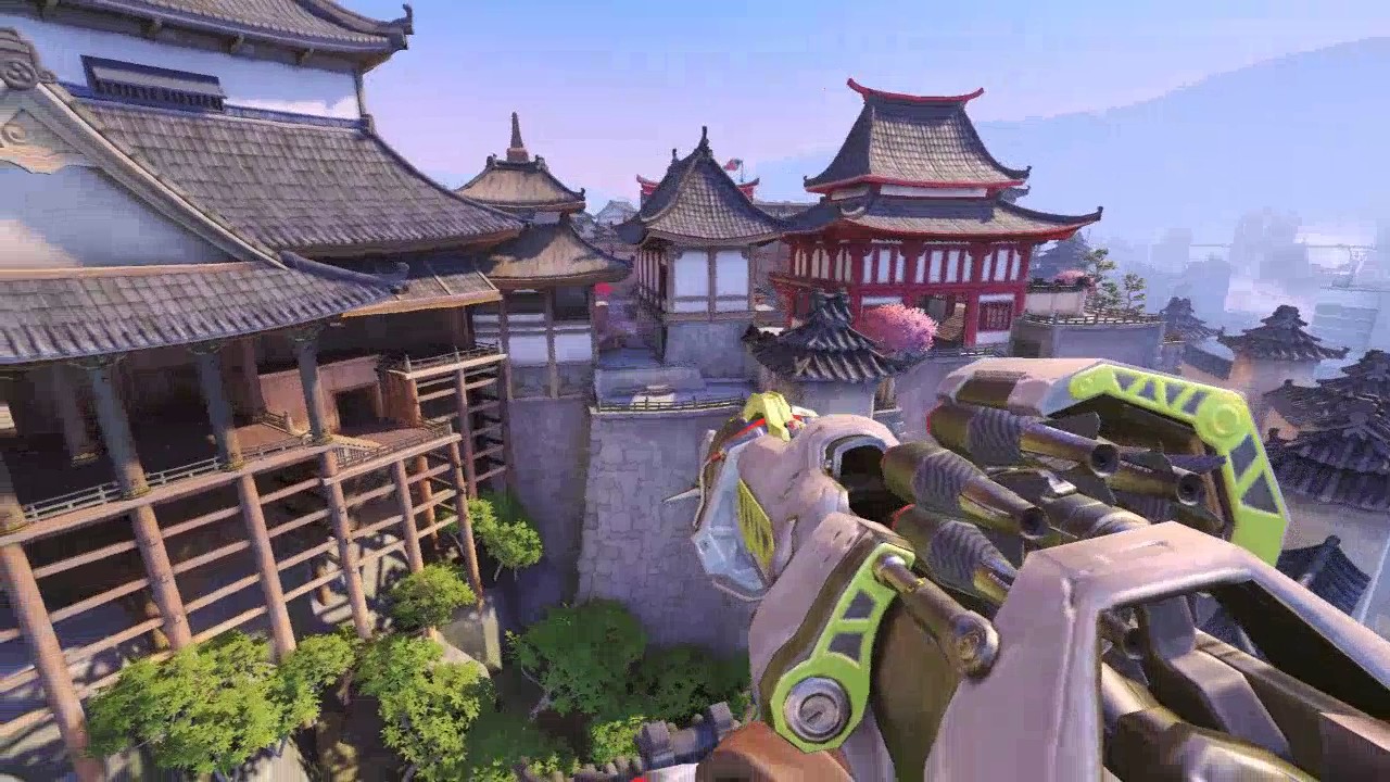 Exploring Hanamura, out of bounds. [Overwatch] - YouTube