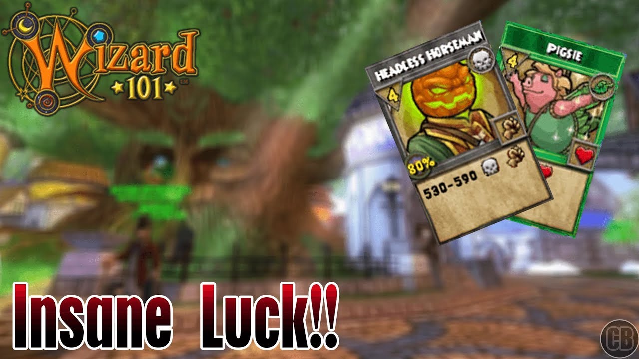 Wizard101 | INSANE LUCK!!! Wizard101 Pack Opening - YouTube