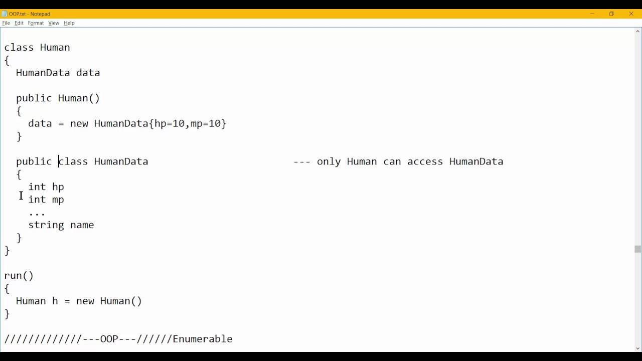 ทบทวน OOP ฉบับเร่งรีบ - Nested Class - YouTube