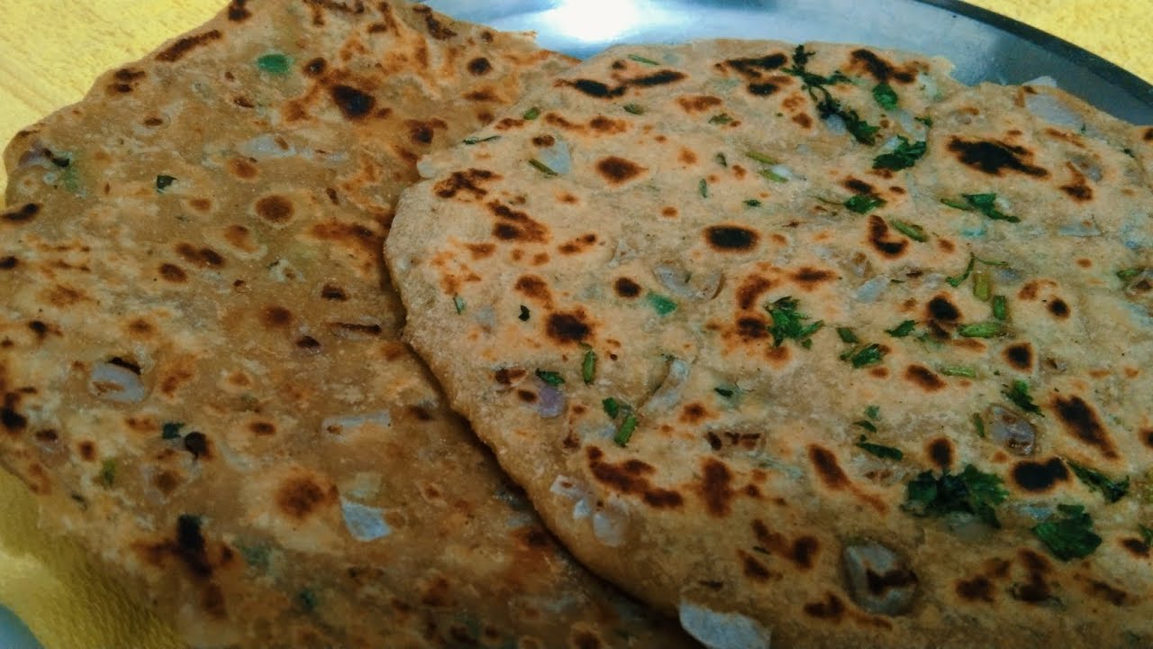 Tasty Onion Pratha, In very few items made at home . - YouTube