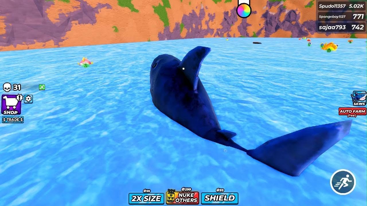 Roblox shark game - YouTube
